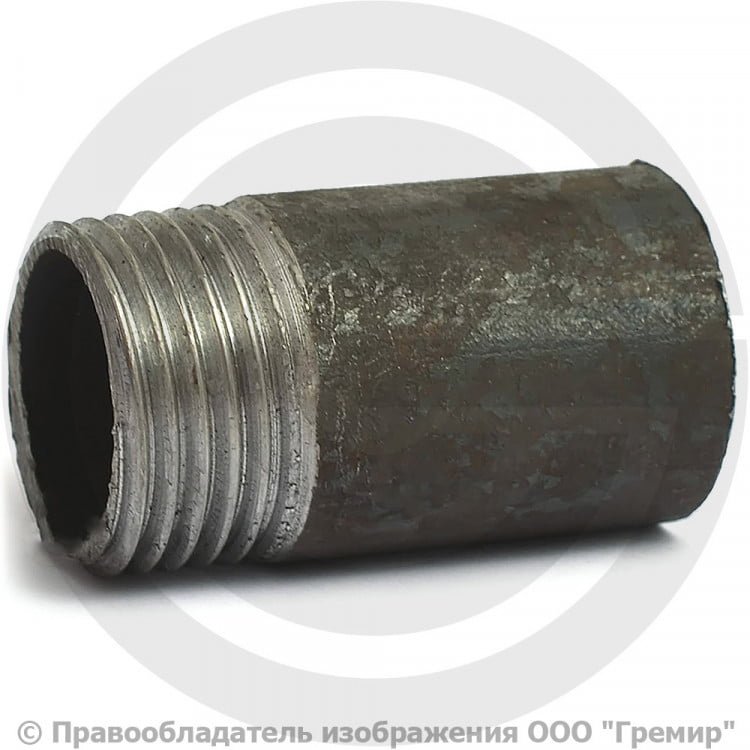 Резьба стальная L=30мм Ду-15 (1/2") КАЗ купить в Москве - цены в Гремир
