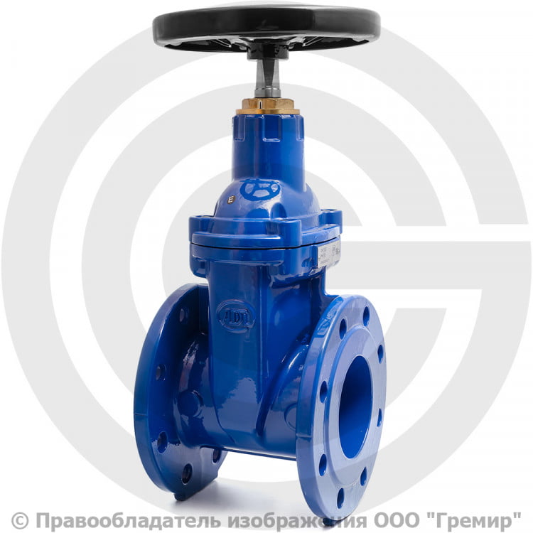 Задвижка чугунная фланцевая Ду-100 Ру-10/16 KR11 АДЛ Гранар купить в Москве - цены в Гремир