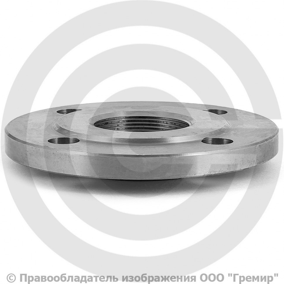 Фланец резьбовой стальной Ду-50 (2") Ру-10/16 DIN 2566 купить в Москве ...