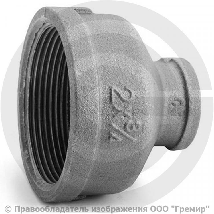 Муфта переходная чугунная ВР (ВН) Ду 50-20 (2"-3/4") купить в Москве ...